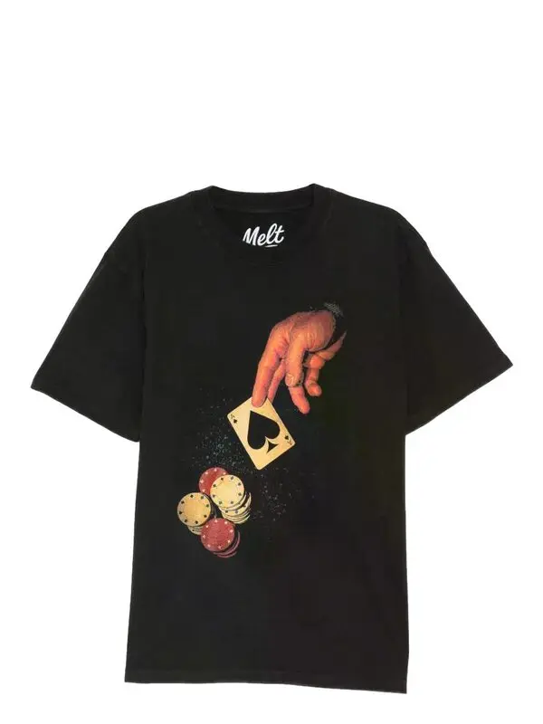 MELT Graphic-print T-shirt - Black