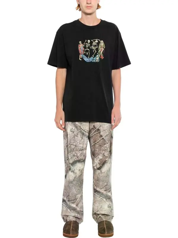 MELT Skeleton-print T-shirt - Black
