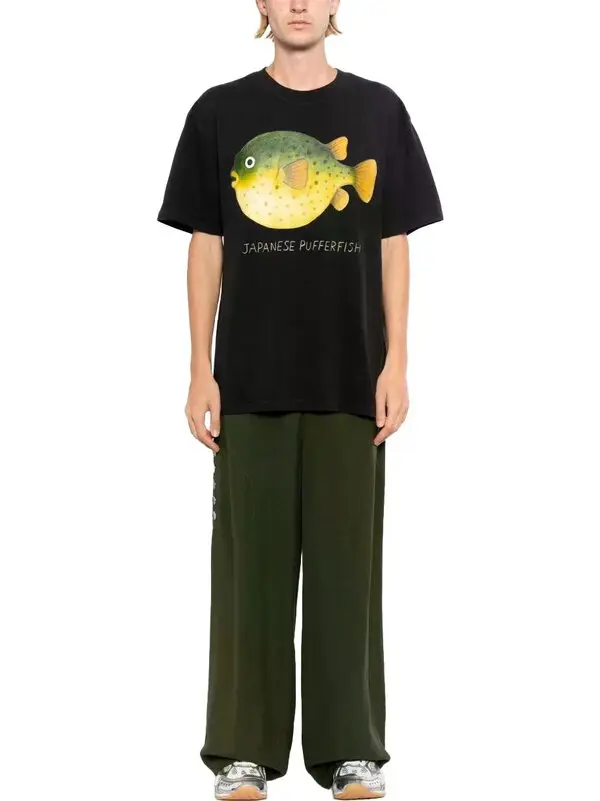 MELT Graphic-print T-shirt - Black