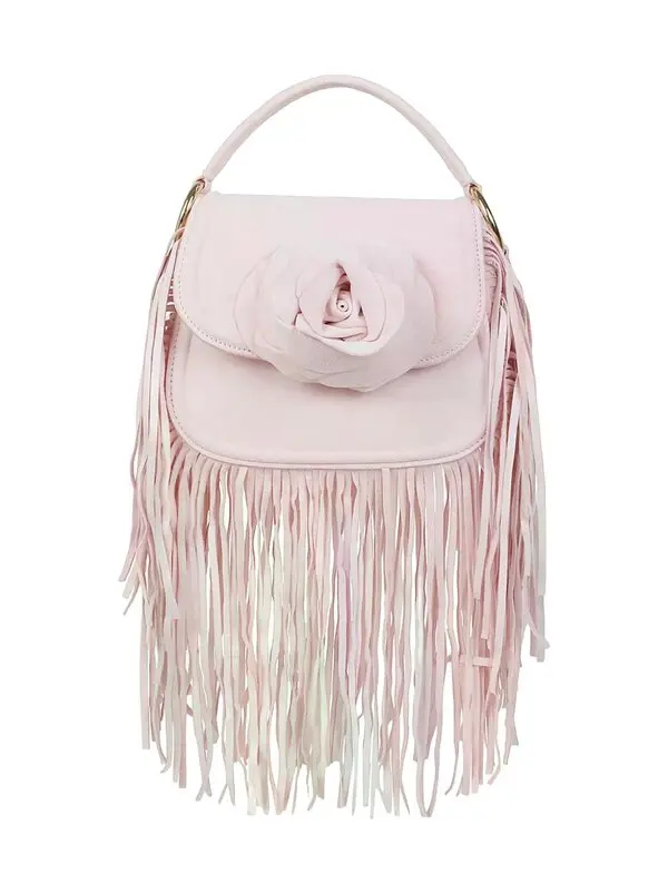 GEDEBE Alice Floral Appliqué Tote Bag - Pink