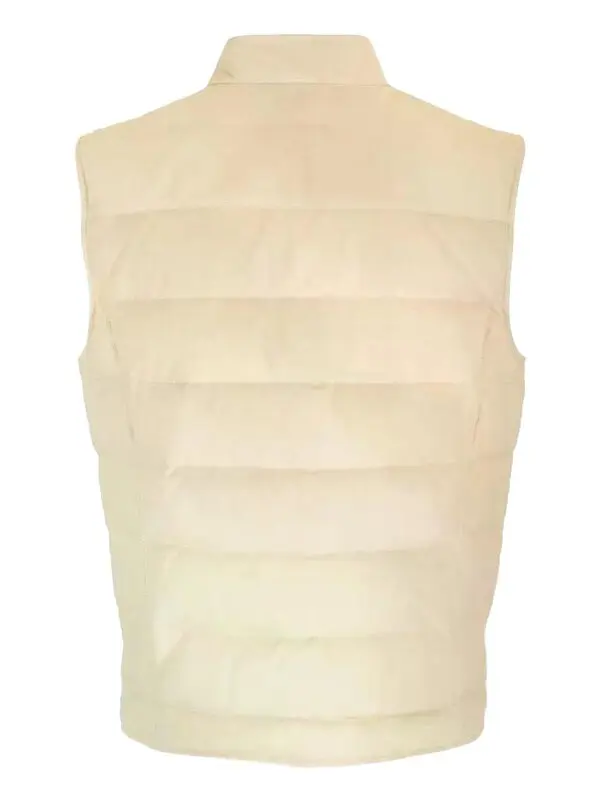 AL DUCA D’AOSTA 1902 Padded Suede Gilet - Neutrals