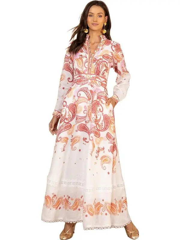 Hale Bob Eilish Printed Maxi Dress - Pink
