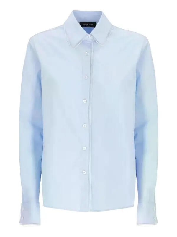 Fabiana Filippi Poplin Shirt - Blue