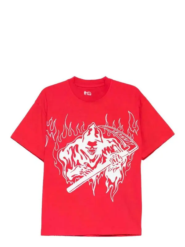WARREN LOTAS Graphic-print T-shirt - Red