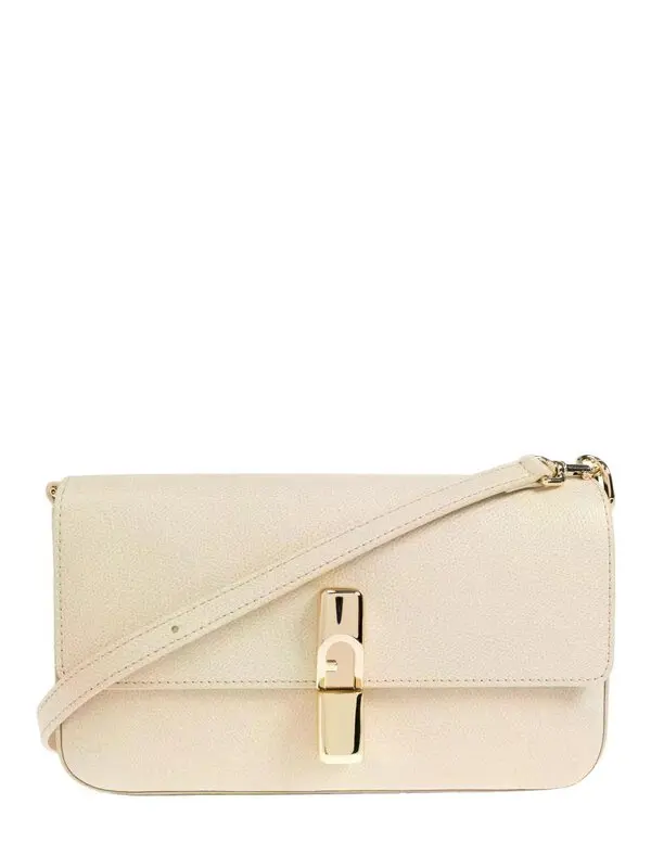 Furla Leather Shoulder Bag - Neutrals