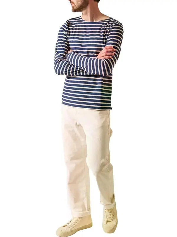 Saint James Minquiers Long-sleeve T-shirt - Blue