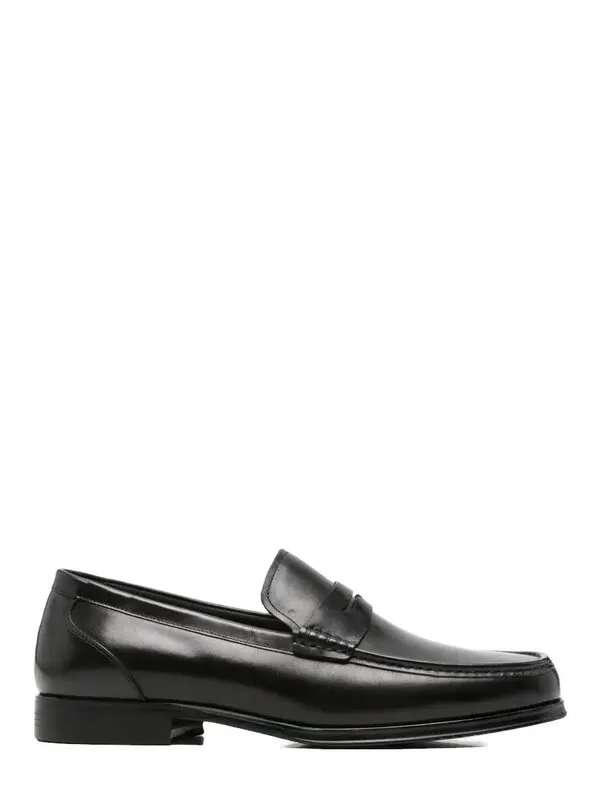 ALBERTO GOZZI Penny Loafers - Black