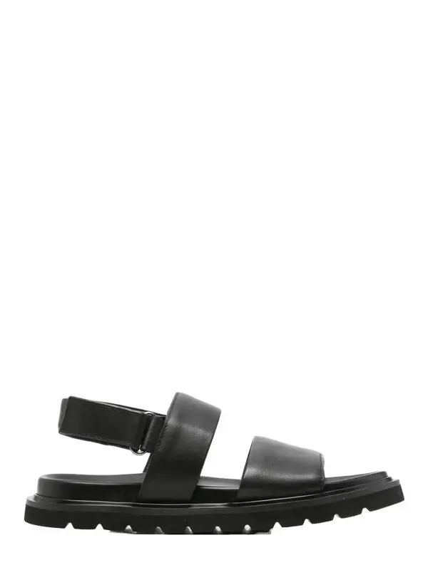 ALBERTO GOZZI Touch-strap Ridged-sole Sandals - Black