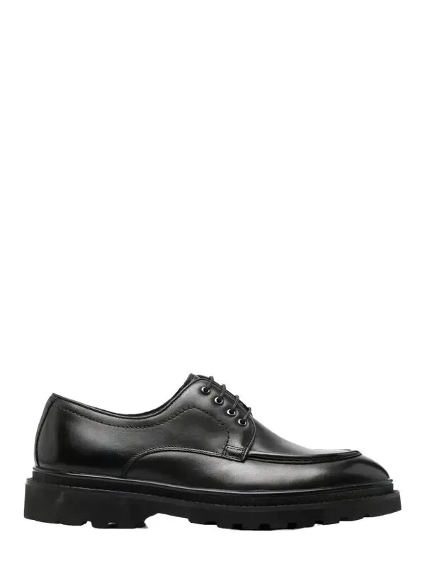 ALBERTO GOZZI Apron-toe Lace-up Shoes - Black