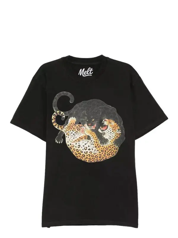 MELT Graphic-print T-shirt - Black