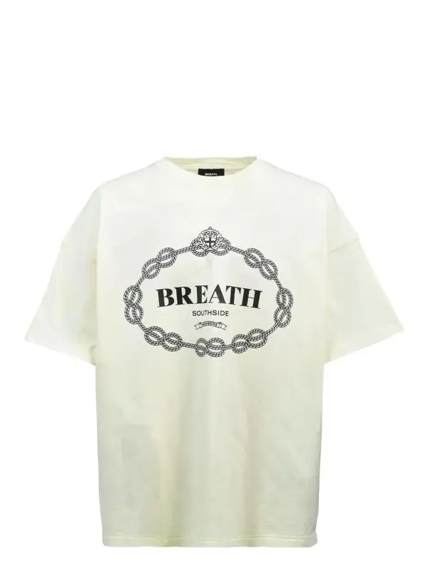 BREATH Logo-print T-shirt - White