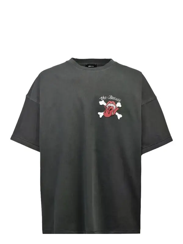 BREATH Graphic-print T-shirt - Black