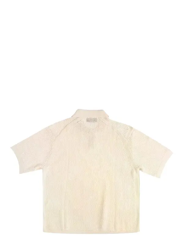 JORDAN Half-button Polo Shirt - Neutrals
