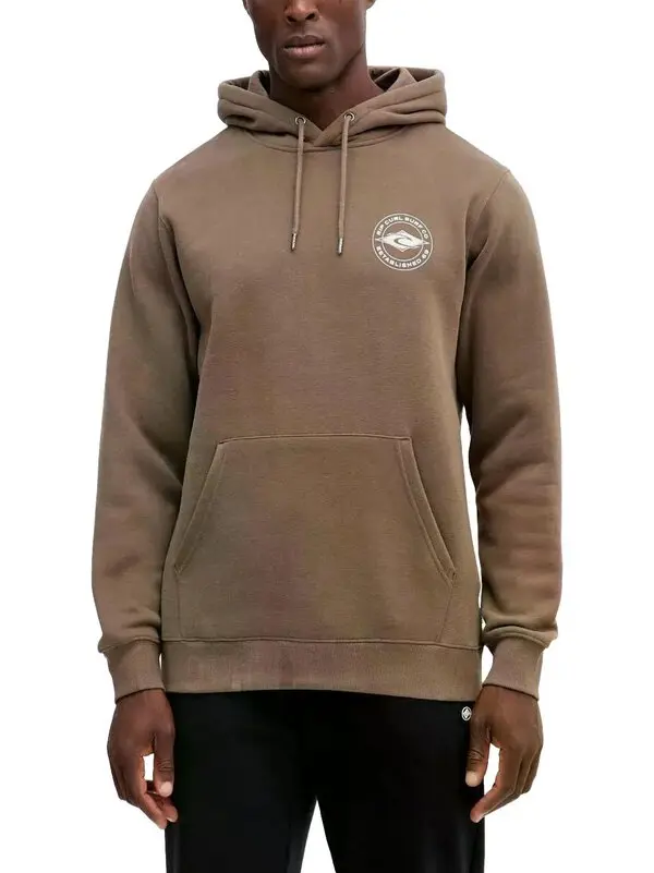Rip Curl Staple Logo Hoodie - Brown