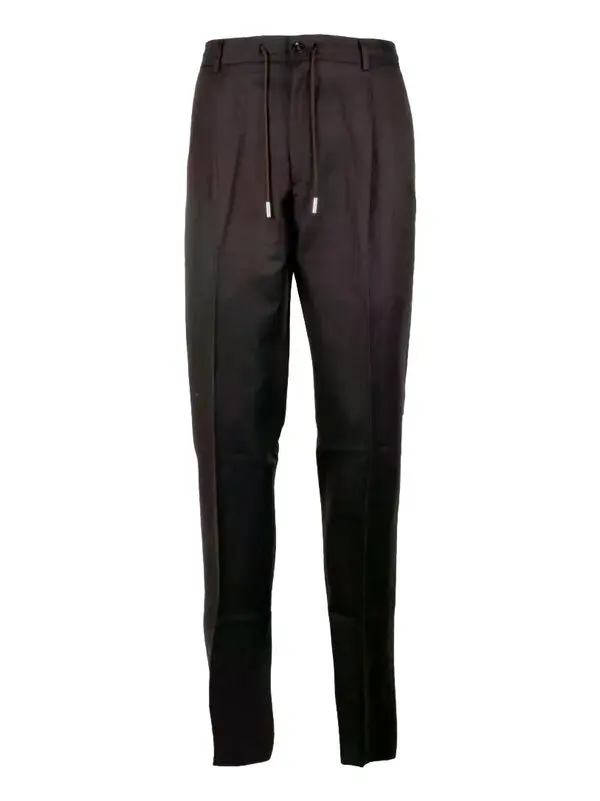 MOORER Anton Fsr Drawstring Trousers - Brown