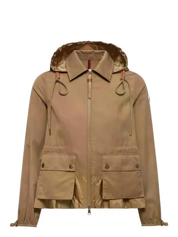 Moncler Adenium Hooded Jacket - Brown