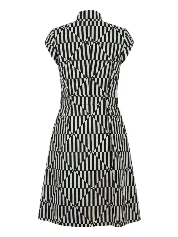 Gareth Pugh Geometric Pattern Frock Coat - Black