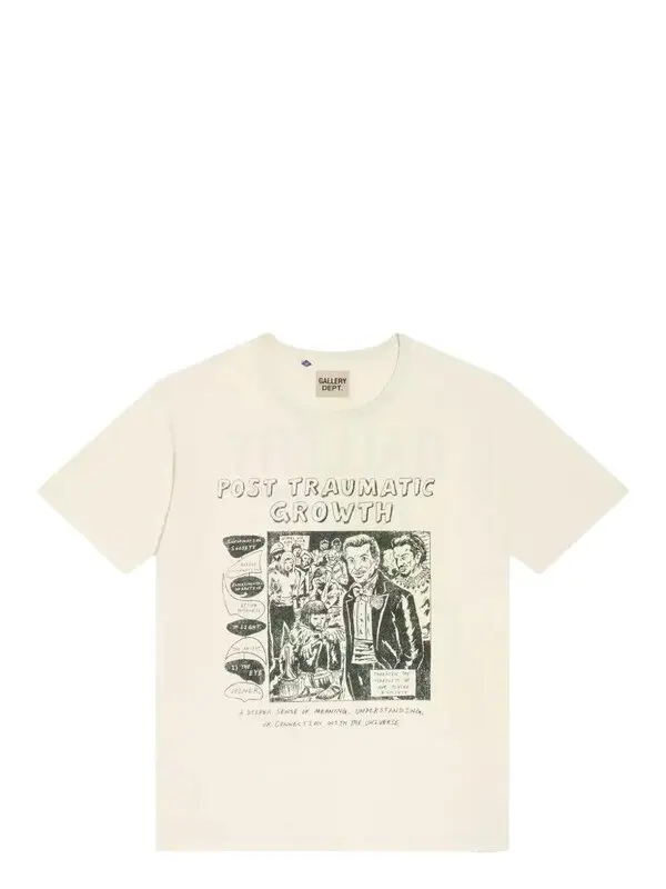 GALLERY DEPT. Post Traumatic Growth Graphic Print T-shirt - Neutrals