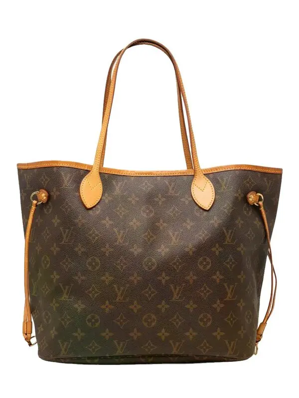 LOUIS VUITTON Monogram Neverfull Mm Tote Bag - Brown