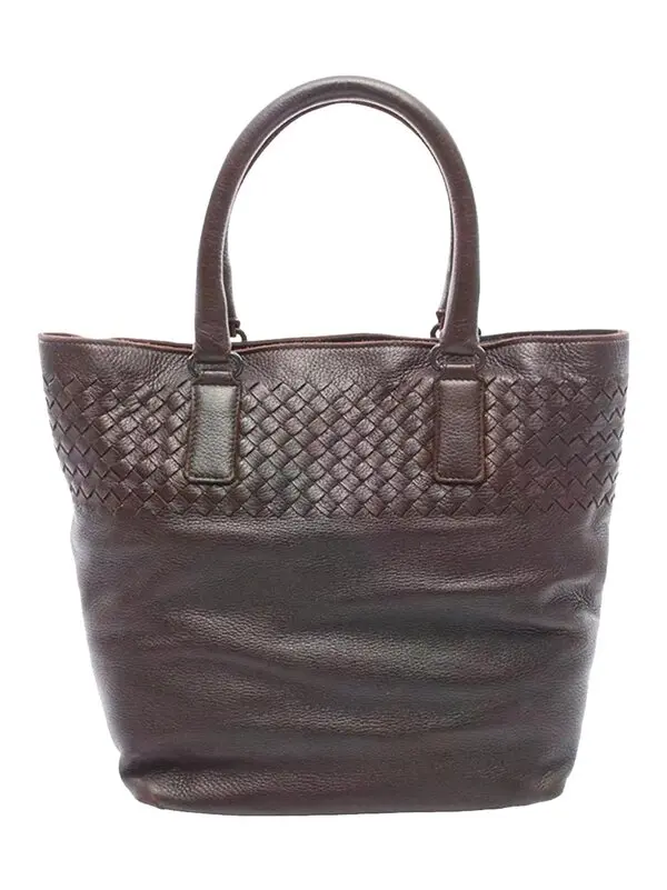 Bottega Veneta Intrecciato Tote Bag - Brown