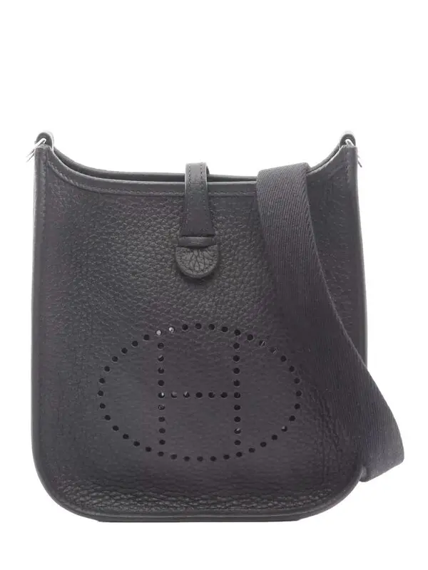 Hermès Clemence Evelyne Tpm Bag - Black