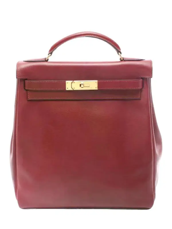 Hermès 1999 Kelly Ado Backpack - Red