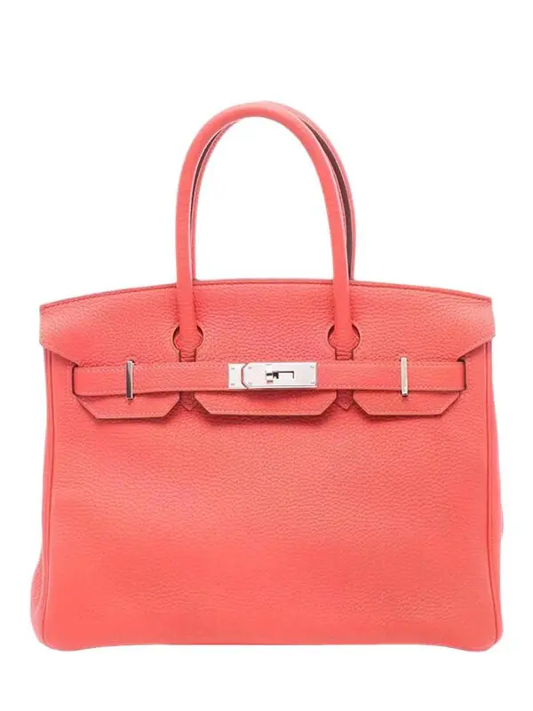 Hermès 30 Cm Birkin Retourne Handbag - Red