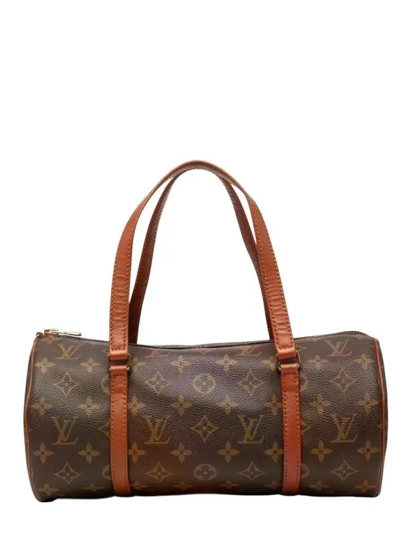 LOUIS VUITTON 1992 Monogram Papillon 30 Handbag - Brown