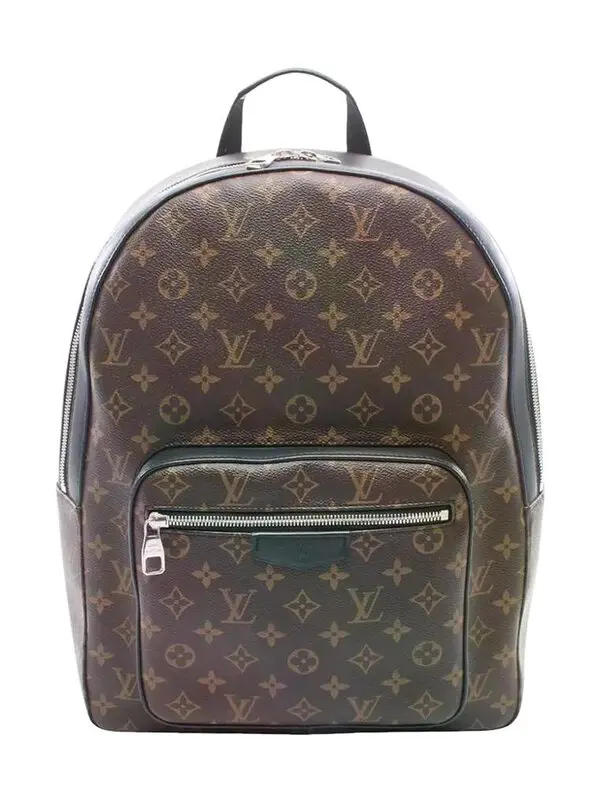 LOUIS VUITTON Monogram Macassar Josh Backpack - Brown
