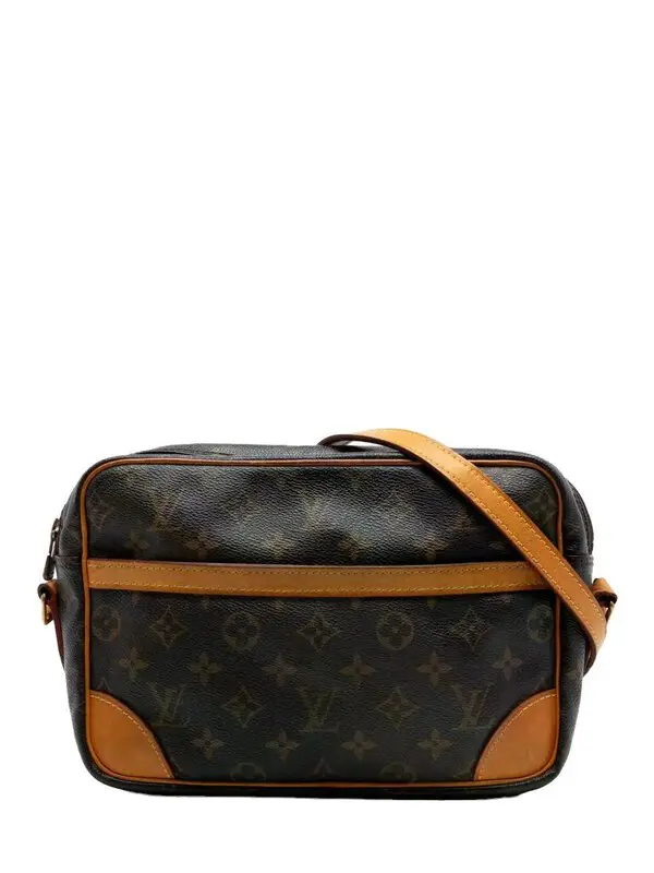 LOUIS VUITTON Trocadero 27 Monogram Crossbody Bag - Brown