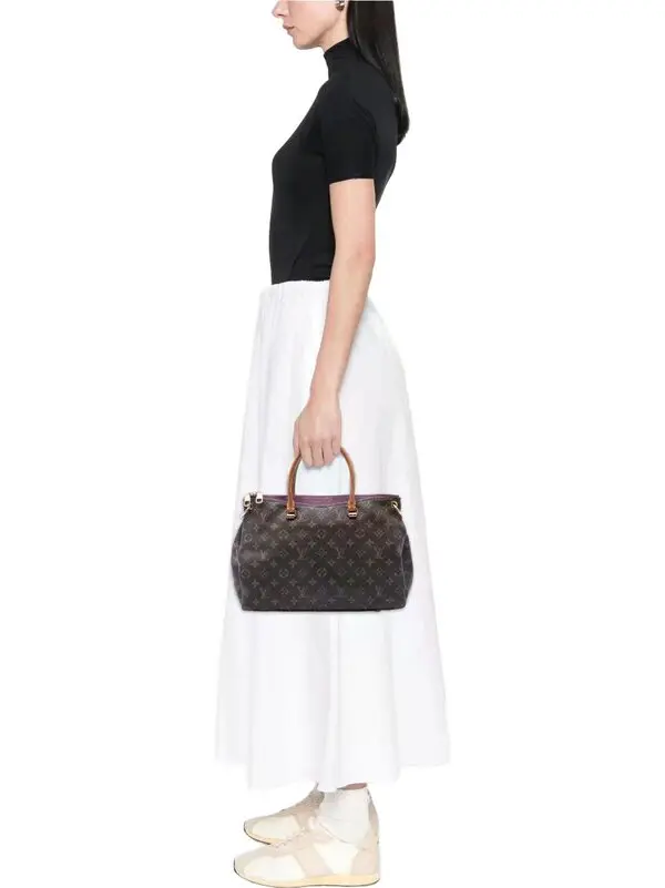 LOUIS VUITTON Monogram Pallas Mm Satchel - Brown