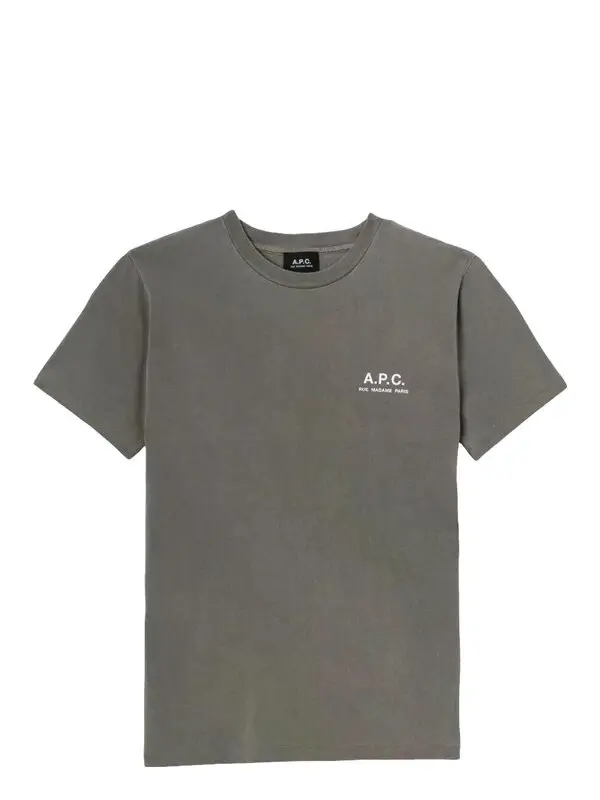 A.p.c. Logo-print T-shirt - Grey