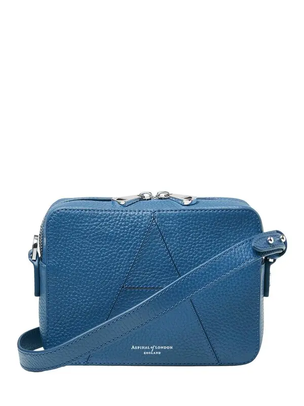 ASPINAL OF LONDON Textured Leather Camera Bag - Green