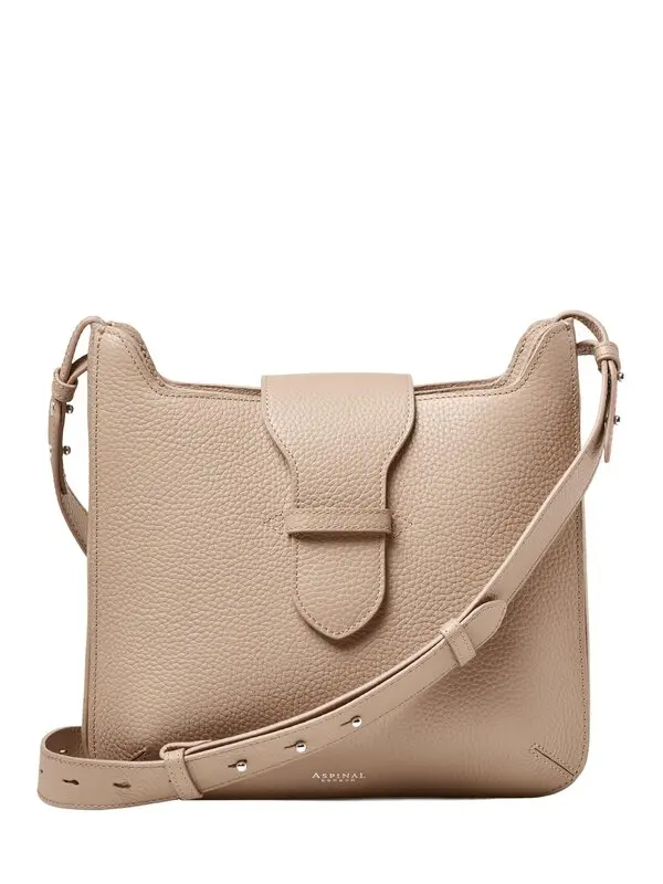 ASPINAL OF LONDON Ella Leather Cross-body Bag - Neutral