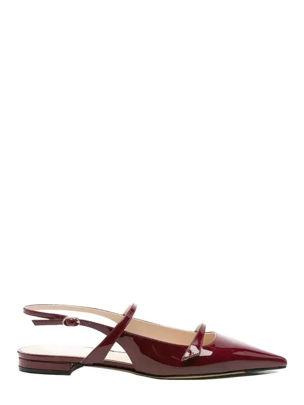 ALEXANDRE BIRMAN Pointed-toe Slingback Pumps - Red
