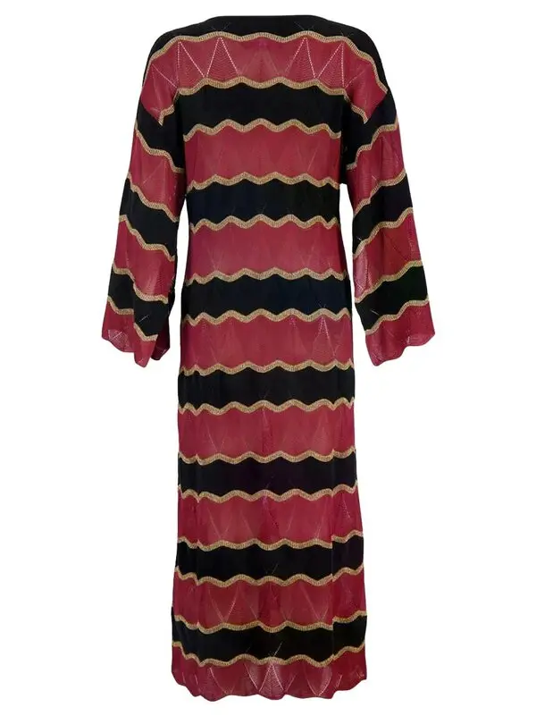 La DoubleJ Hang Ten Maxi Dress - Red
