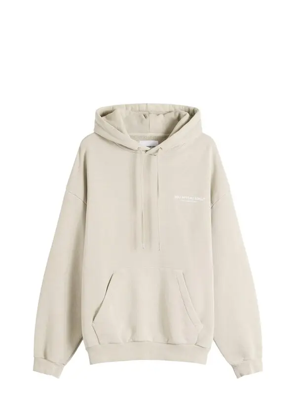 MKI MIYUKI ZOKU Design Studio Hoodie - Pigment Cement