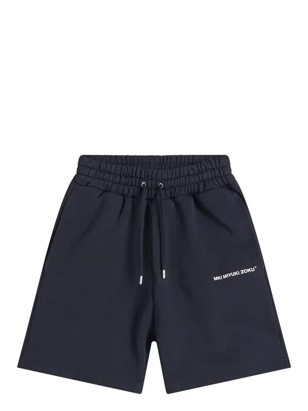 MKI MIYUKI ZOKU Presented Uniform Sweat Shorts - Navy