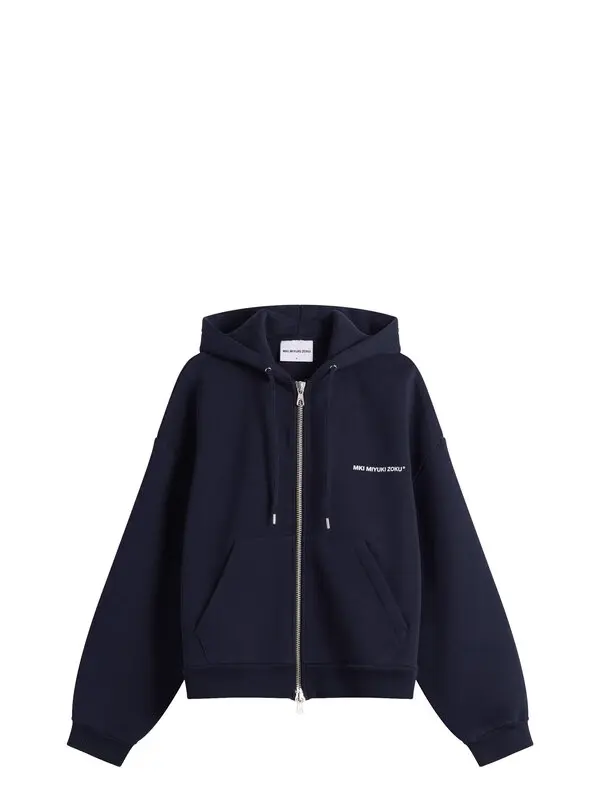 MKI MIYUKI ZOKU Presented Uniform Zip Hoodie - Navy
