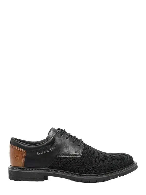 BUGATTI Panelled Derby Shoes - Black