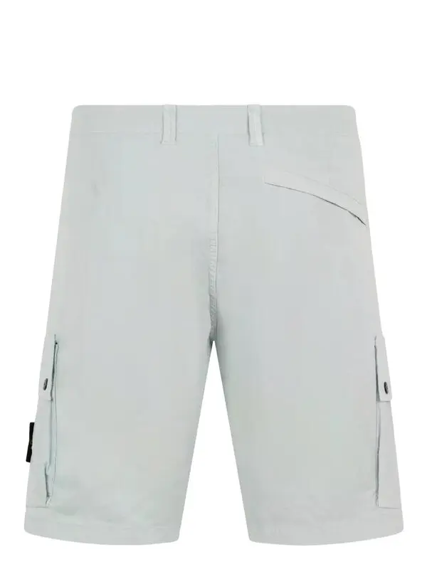 Stone Island Logo-patch Cargo Shorts - Grey