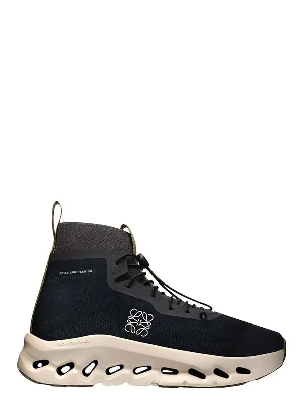 On Cloudtilt Hi Loewe Sneakers - Black/oatmeal/olive