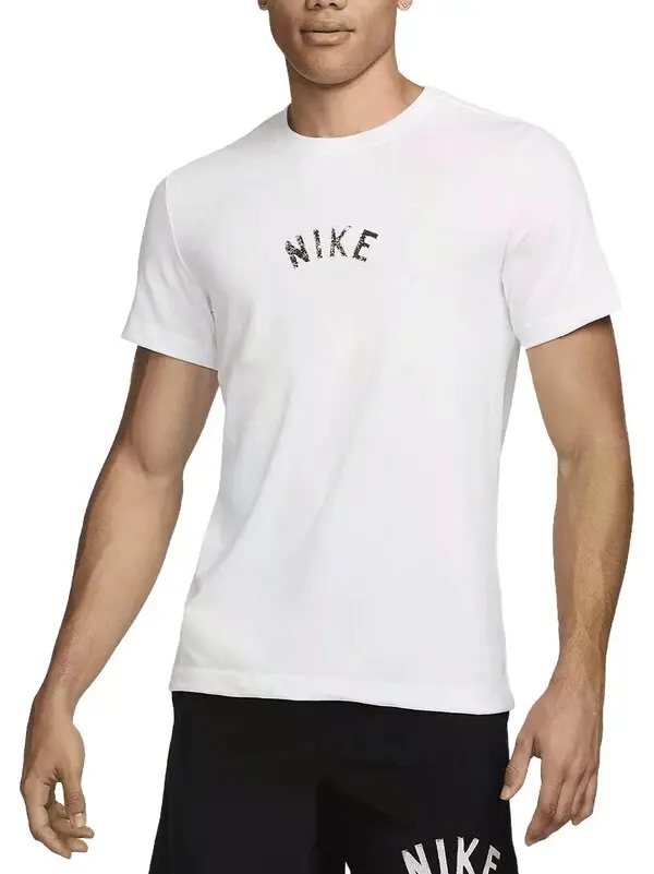 Nike Dri-fit Logo-print T-shirt - White