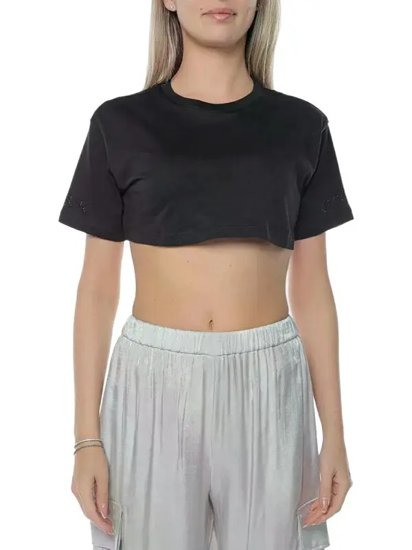 Armani Exchange Embellished T-shirt - Black