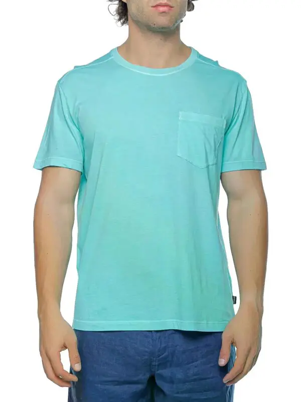 ECOALF Alma Chest-pocket T-shirt - Blue