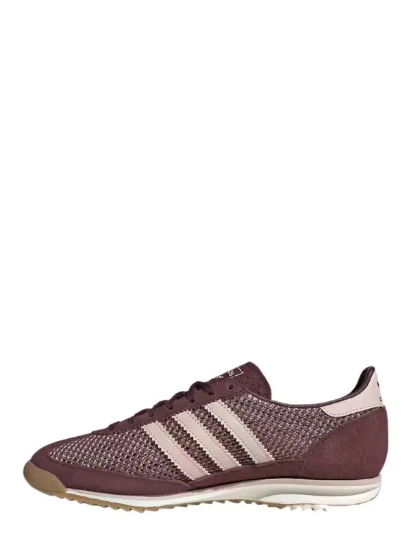 Adidas Originals Sl 72 Mesh-panelled Sneakers - Red