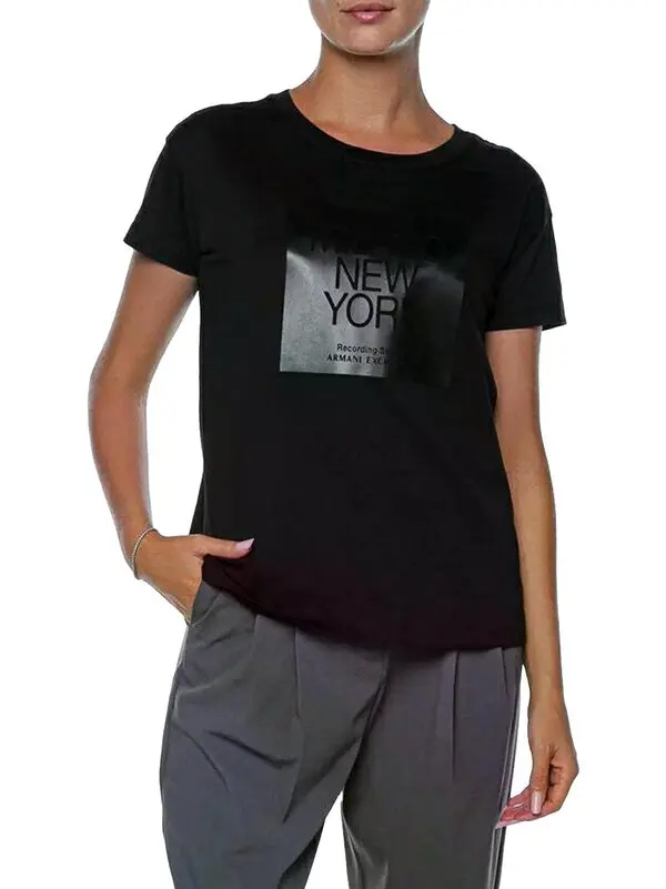 Armani Exchange Logo T-shirt - Black