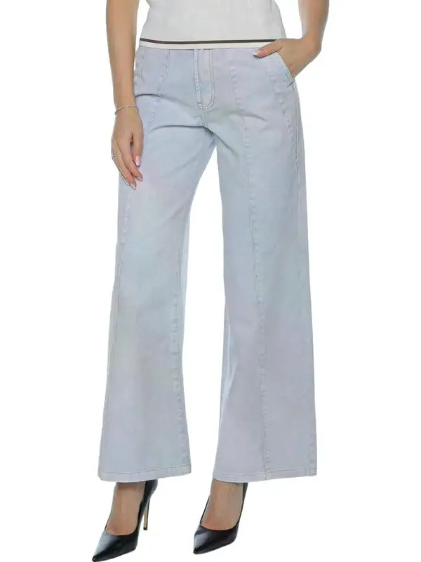ONETEASPOON Hayden Panelled Jeans - Blue
