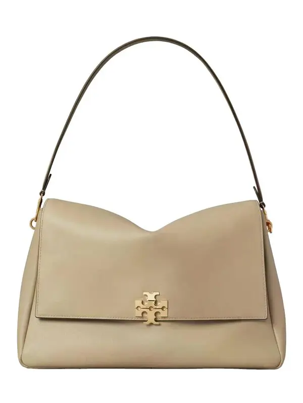 Tory Burch Large Charlie Shoulder Bag - Grey