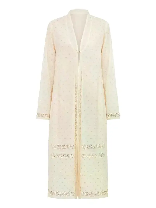 DOSA Firenze V-neck Dress - Neutrals